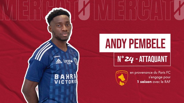 LIGUE 2 BKT : ANDY PEMBELE, DIXIEME RECRUE DE LA SAISON 22/23 - Rodez ...