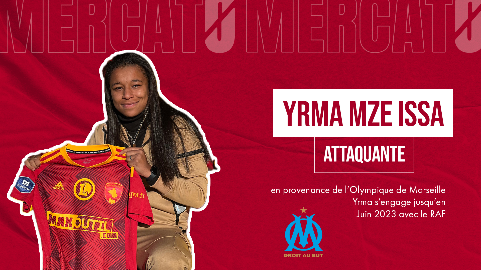 Mercato : Yrma MZE ISSA rejoint le club - Rodez Aveyron Football