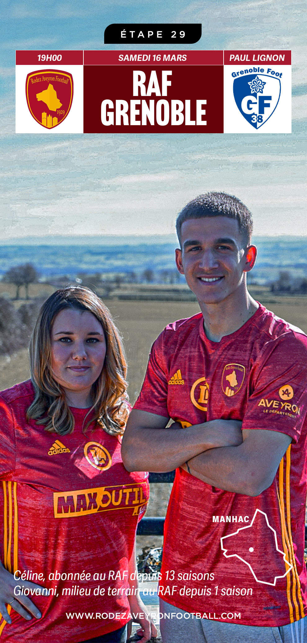 Informations billetterie : RAF - AS Monaco - Rodez Aveyron Football