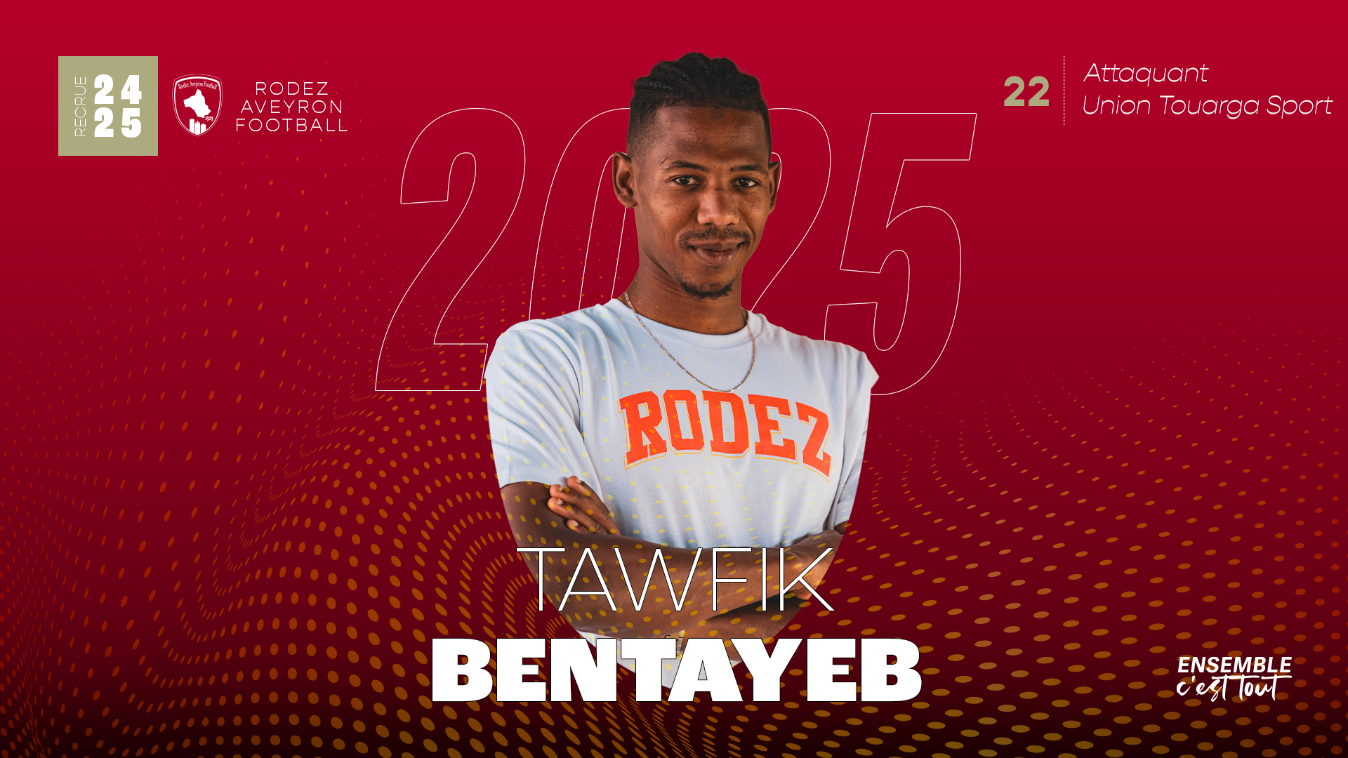Mercato : Bienvenue Tawfik Bentayeb ! - Rodez Aveyron Football